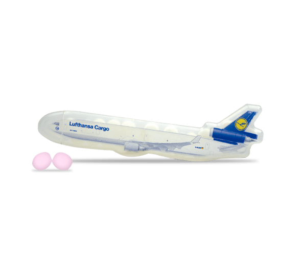 Advertising Plane dispenser mints box