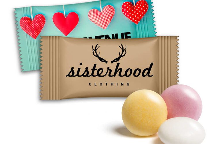 Mentos in mini flow pack