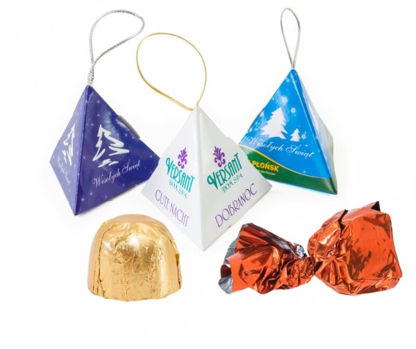 Chocolates in Pyramids