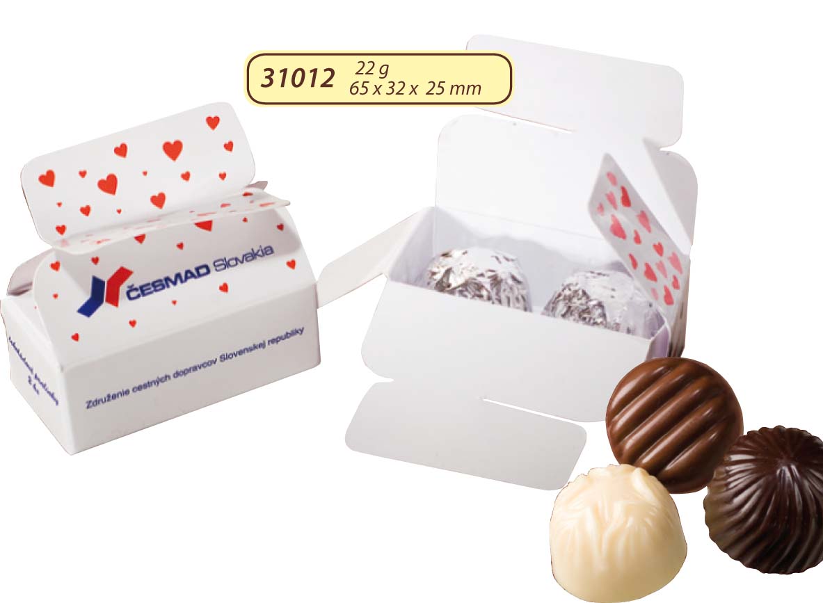 Mini box of chocolates 22 g